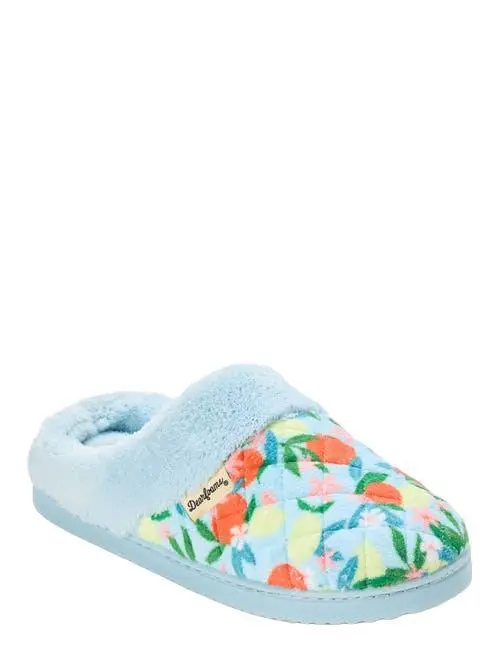 DEARFOAMS Libby Quilted Terry Clog Slipper - Blue Wash