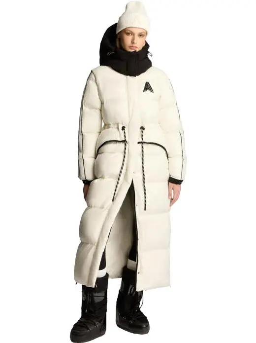 ALPENHAUS Tingwick 2-in-1 Maxi Puffer With Removable Sleeves - Snow-white