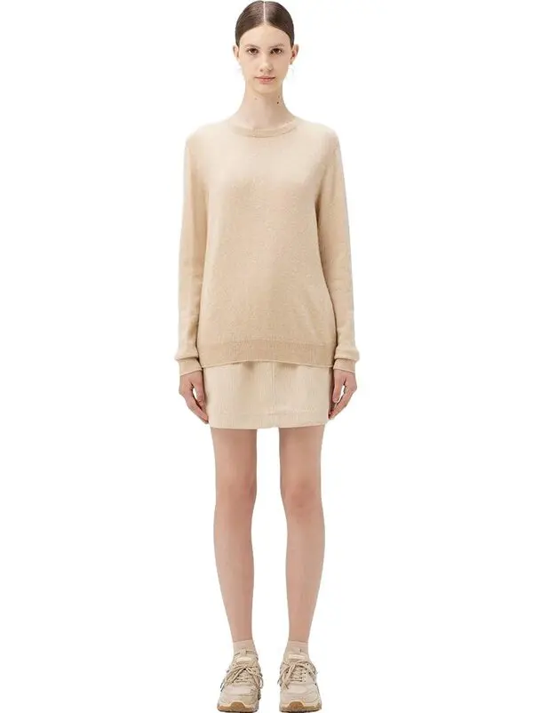 Gobi Cashmere Cashmere Crewneck Sweater - Beige