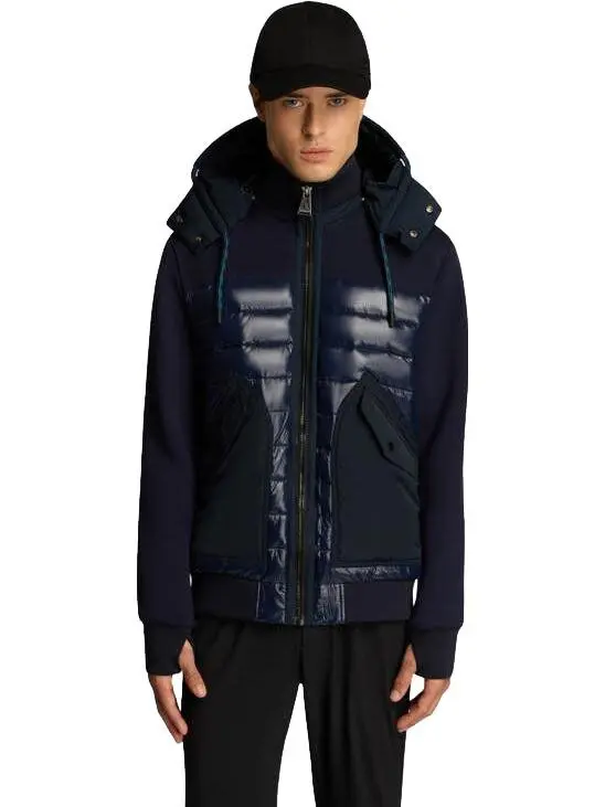 ALPENHAUS Nimbus Lightweight Hybrid Bomber Jacket - Midnight