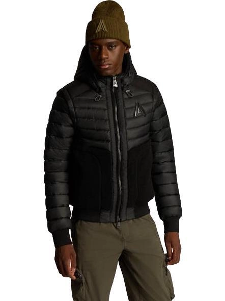 ALPENHAUS Kirkjufell 2-in-1 Lightweight Mixed Media Puffer - Black