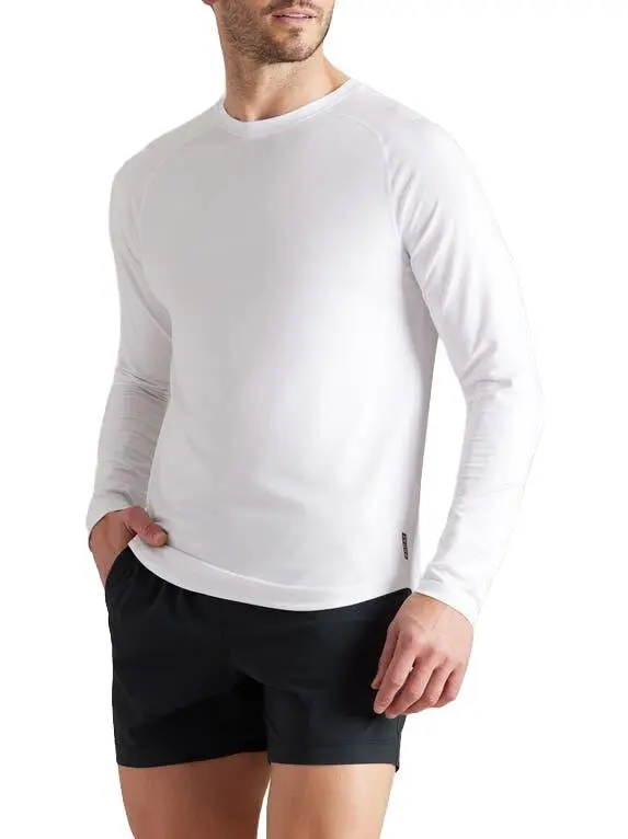 RHONE Atmosphere Long Sleeve T-shirt - Bright White