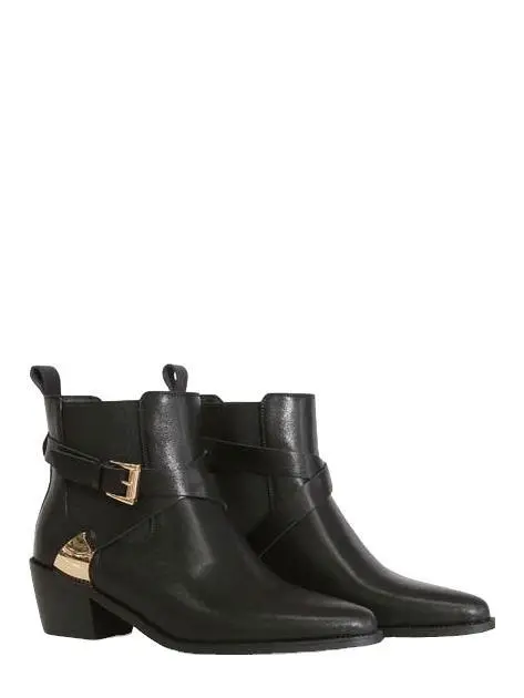 BELLE & BLOOM Full Moon Ankle Boot - Black