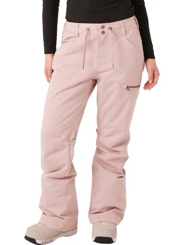 Roxy Nadia Insulated Waterproof Snow Pants - Adobe Rose