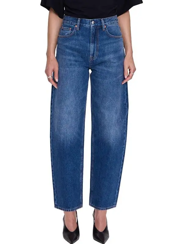 PISTOLA Wes High-waist Barrel Jeans - Premiere