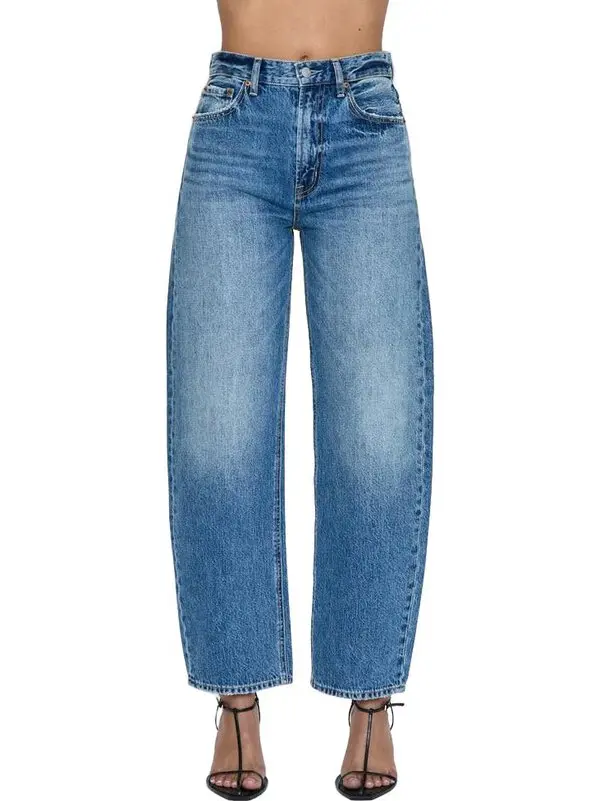 PISTOLA Wes High-waist Barrel Jeans - Spectacle