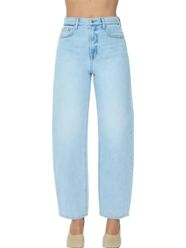 PISTOLA Wes High-waist Barrel Jeans - Waves