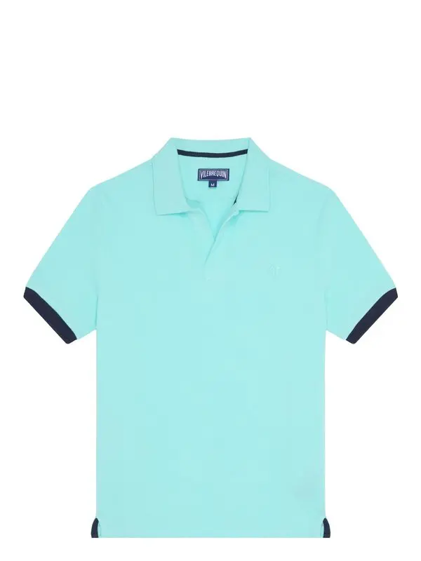 Vilebrequin Solid Cotton Polo - Oxygen