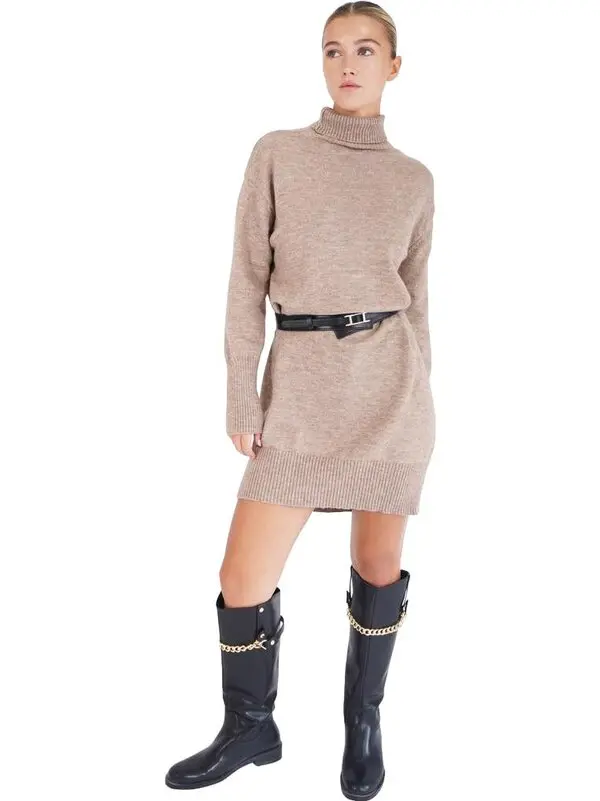 BELLE & BLOOM Knit Dress - Oat