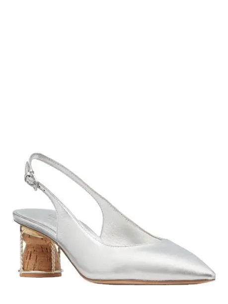 Kate Spade New York Soirée Slingback Pumps - Silver