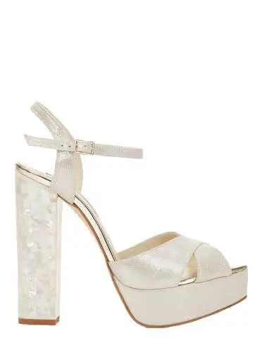 FREYA ROSE Bonniepearl Heel Sandal - Ivory