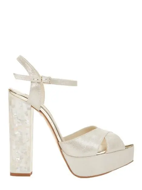 FREYA ROSE Bonniepearl Heel Sandal - Ivory