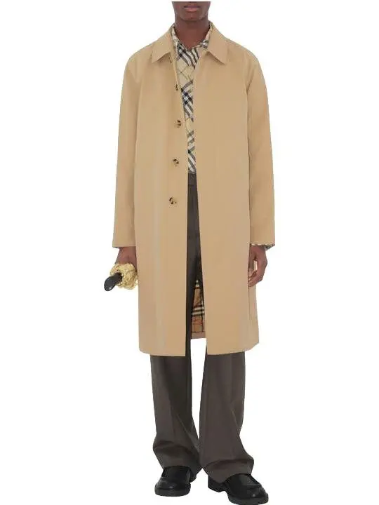 Burberry Long Camden Heritage Car Coat - Honey