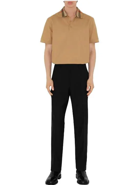 Burberry Cotton Polo Shirt - Beige