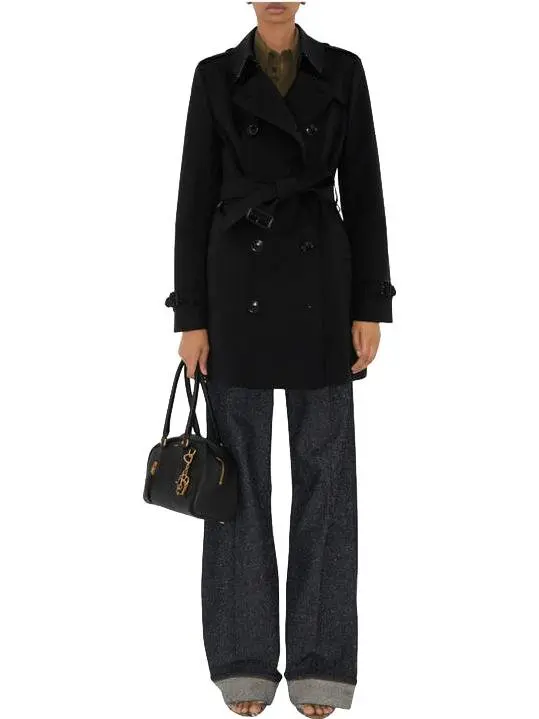 Burberry The Chelsea Heritage Trench Coat - Black