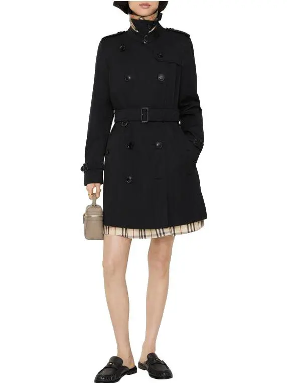 Burberry The Chelsea Heritage Trench Coat - Black