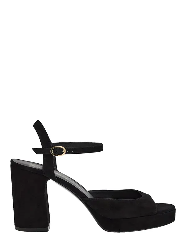 STUART WEITZMAN Dayna Ii Platform Sandals - Black