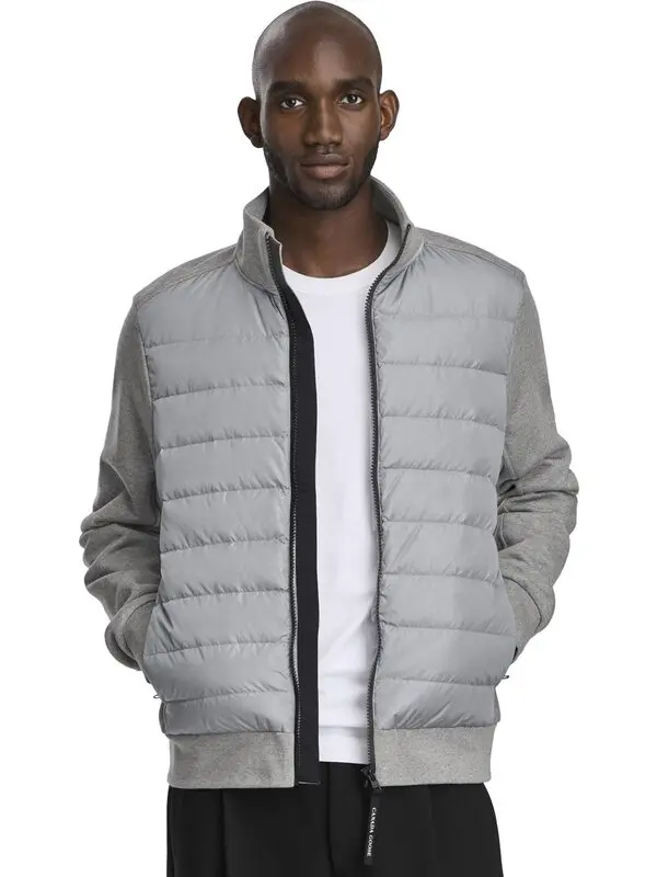 Canada Goose Hybridge Huron Full Zip Jacket - Stone Heather