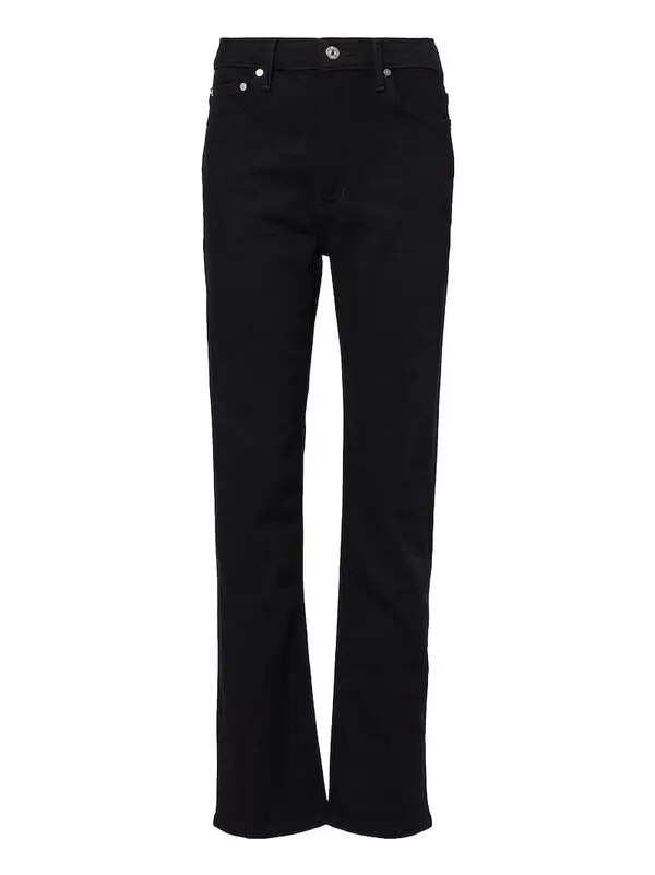 Citizens Of Humanity Zurie Long High-rise Straight Jeans - Blue