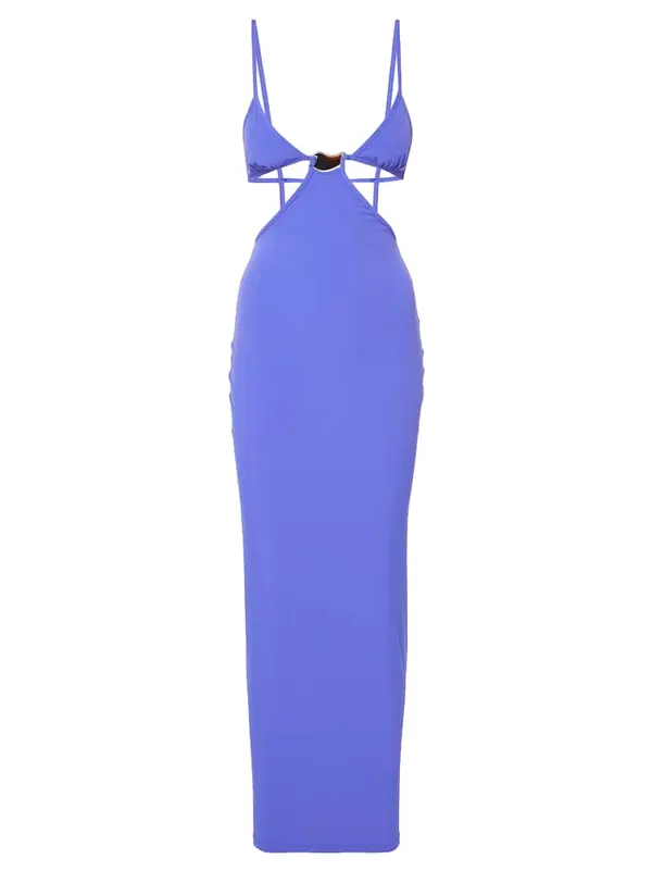 Christopher Esber Cutout Maxi Dress - Purple