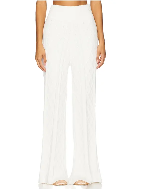 Beach Riot Rayne Pant - Cream Cable