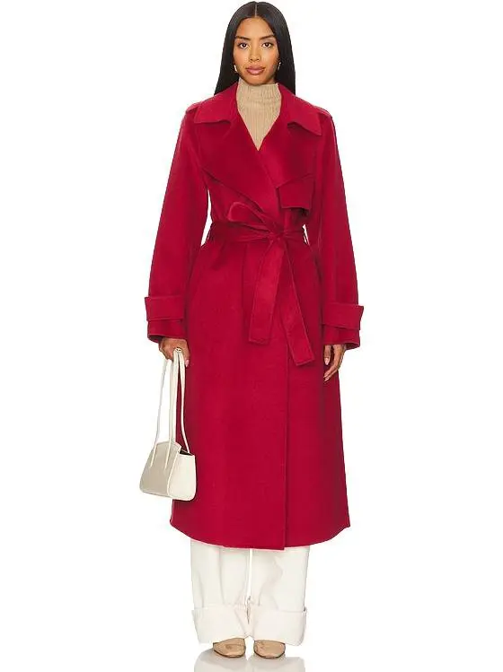LAMARQUE Margaret Overcoat - Rosewood