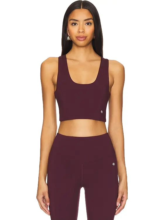 ANINE BING Yuna Bra In Burgundy - Bordeaux