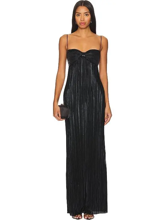LOVERS AND FRIENDS Mya Gown - Black