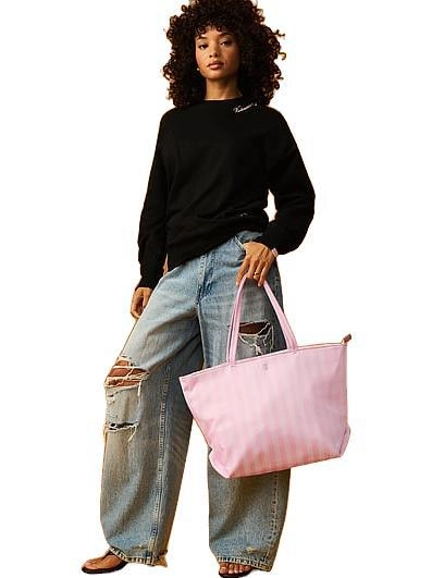 Victoria's Secret Travel Zip Tote Bag - Print