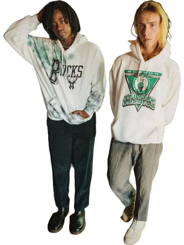 Junk Food Clothing Nba Boston Celtics Triangle Hoodie - White