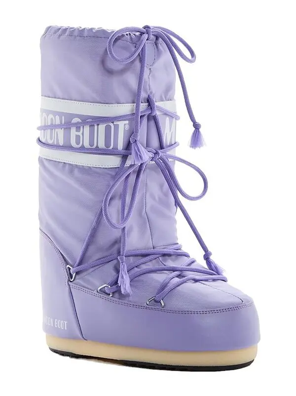 Moon Boot Icon Nylon Cold Weather Boots - Lilac