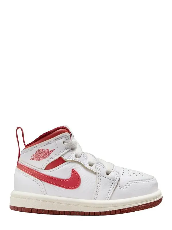 JORDAN 1 Mid Se Sneakers - White/dune Red/sail