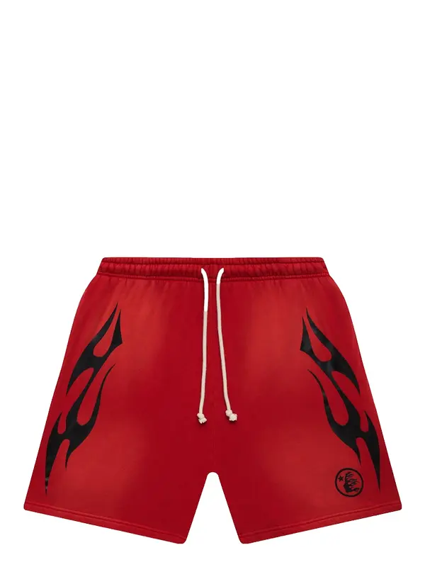 HELLSTAR Flame Shorts - Red