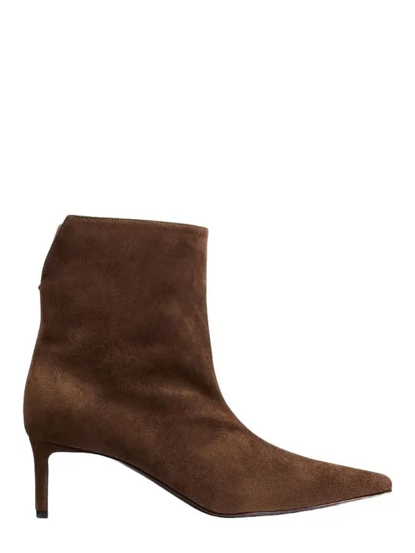 Khaite Ona Ankle Boots - Ebano