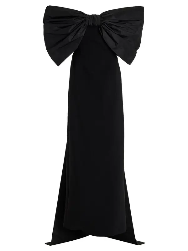 Ila Exclusive Saint Crepe Gown - Black