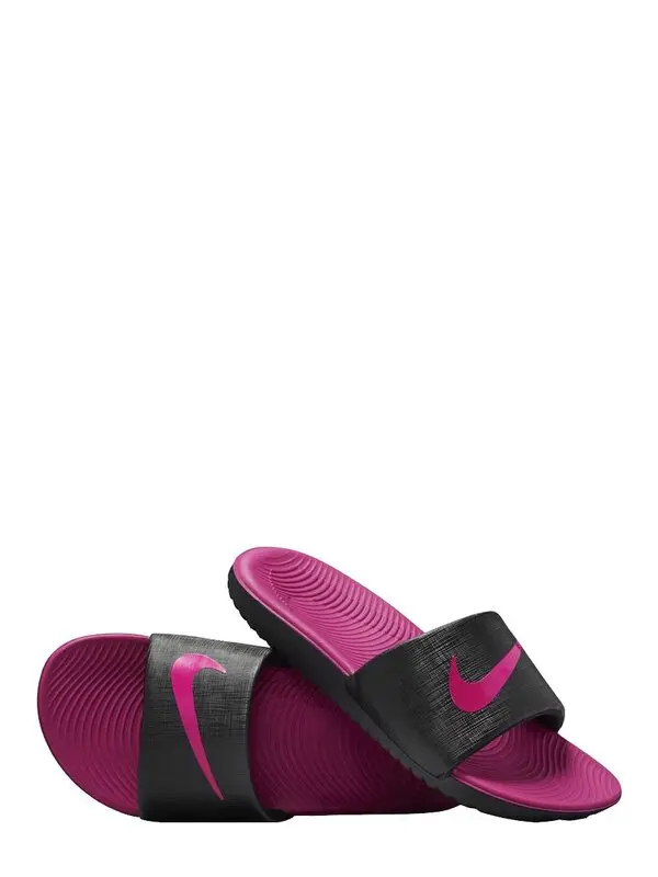 Nike Kawa Slide - Black/vivid Pink