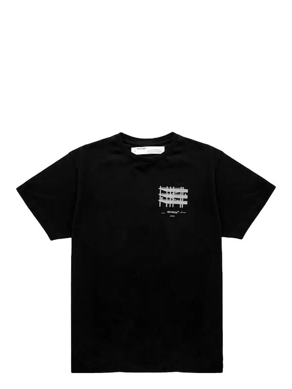 Off-White Slim Fit Reflective Industrial T-shirt - Black/grey