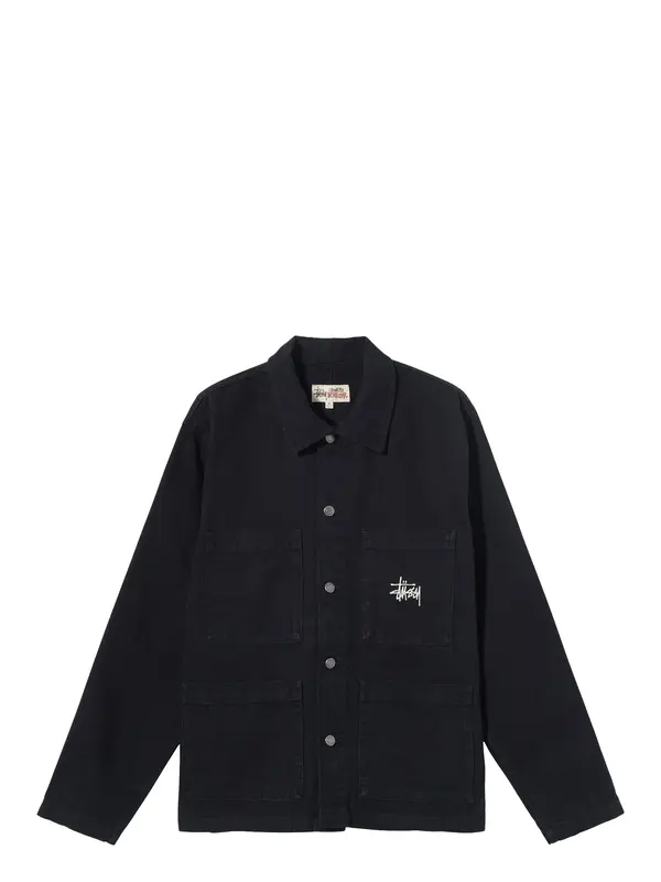 StÜssy Canvas Chore Jacket - Black