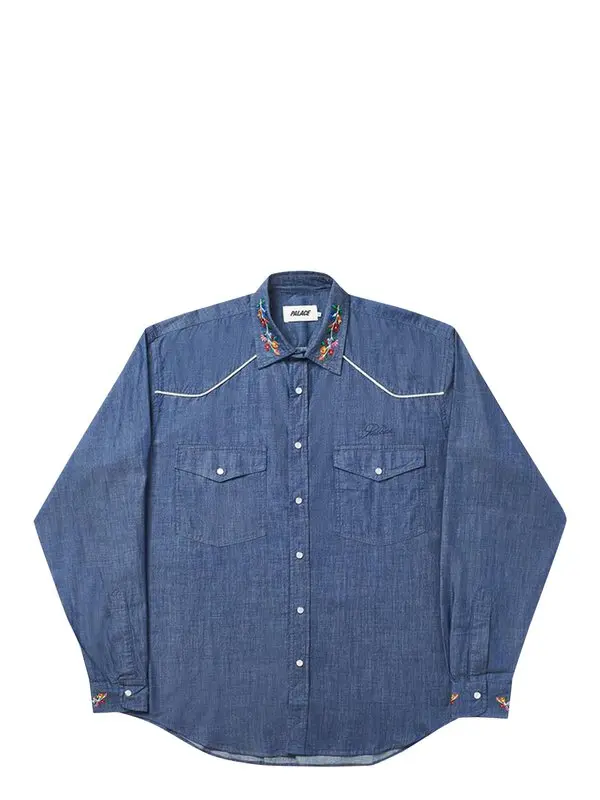 PALACE Ye-ha Shirt 'indigo - Blue