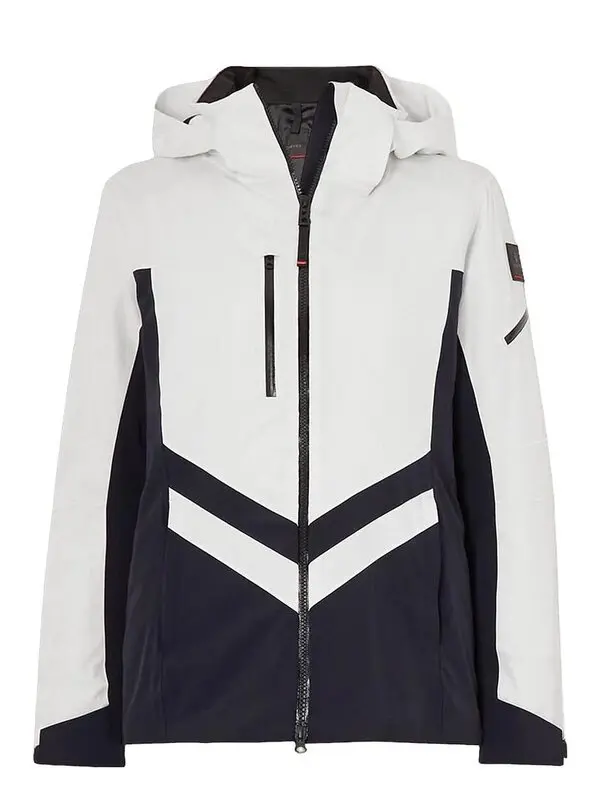 Bogner Dalya Hooded Two-tone Ski Jacket - White