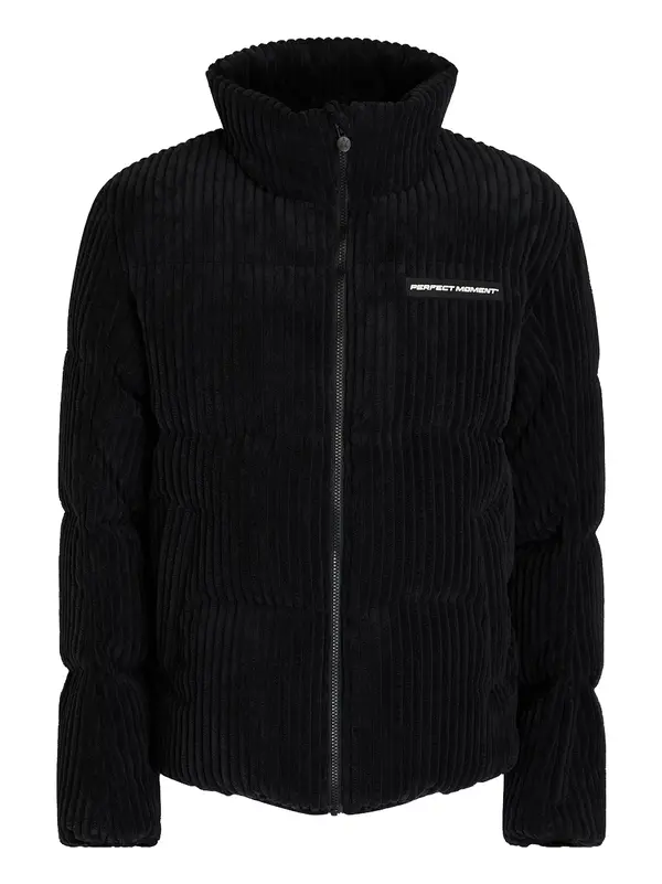 Perfect Moment Samson Corduroy Down Ski Jacket - Black