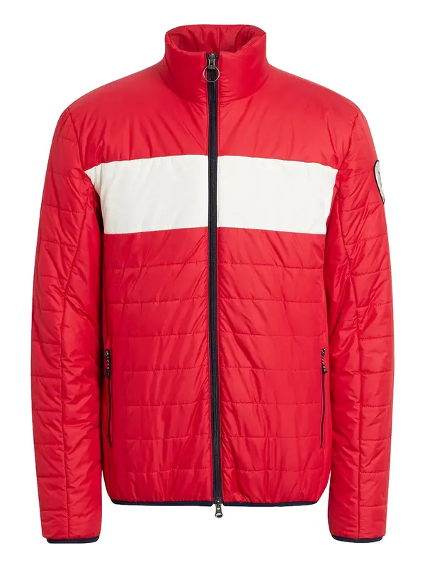 WE NORWEGIANS Myrken Lavalan Quilted Ski Jacket - Red