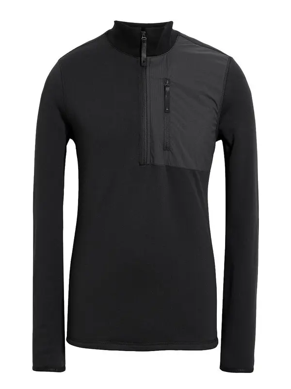 Aztech Mountain Performance Fleece Half-zip Base Layer - Black