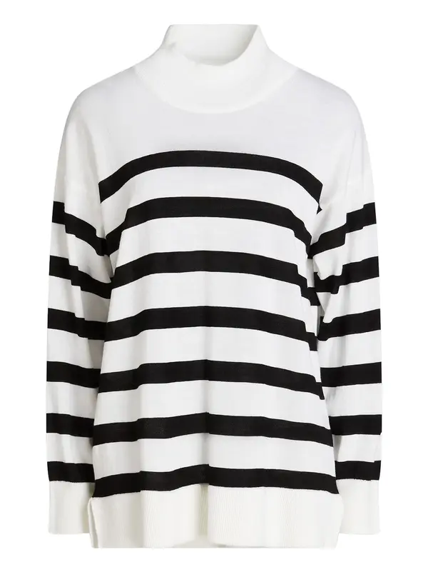 WE NORWEGIANS Hjellestad Striped Sweater - White
