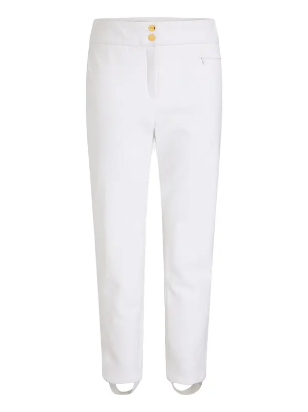 WE NORWEGIANS Kvitfjell Shell Stirrup Ski Pants - White