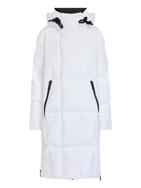 Goldbergh Quilted Shell Coat - White