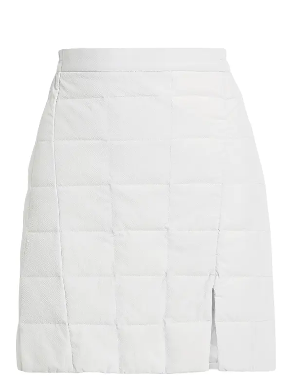 IENKI IENKI Quilted Mini Skirt - Light Gray
