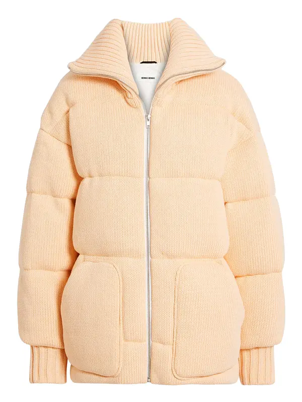 IENKI IENKI Michlin Quilted Down Jacket - Pastel Orange