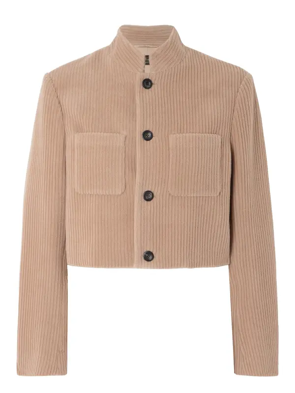 Loro Piana Cashmere-corduroy Jacket - Neutrals