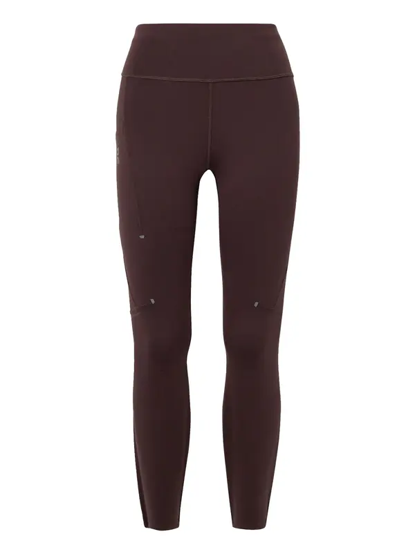 On Performance Winter Stretch Recycled Leggings - Brown